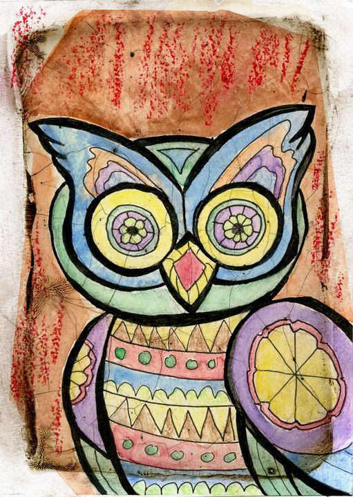 Owl - TomFoxComics - Drawings & Illustration, Ethnic, Cultural ...