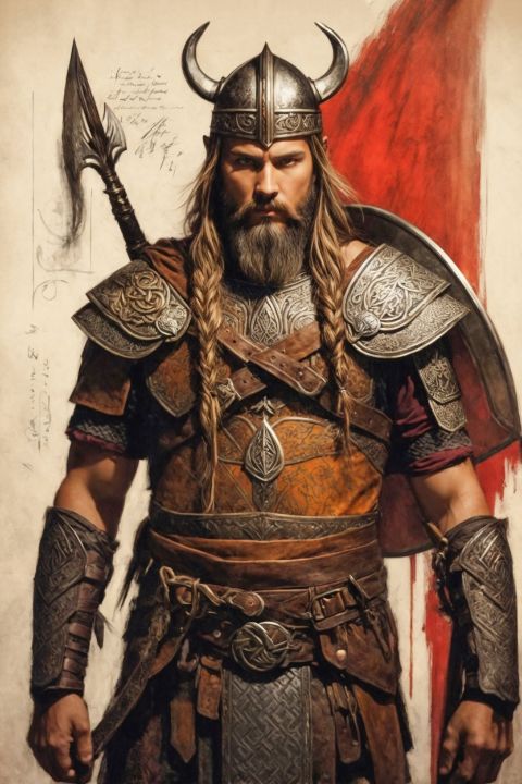 Viking warrior - Creative Digital Art - Digital Art, Ethnic, Cultural ...