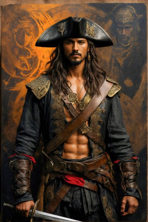 Pirate captain - Creative Digital Art - Digital Art, Fantasy ...