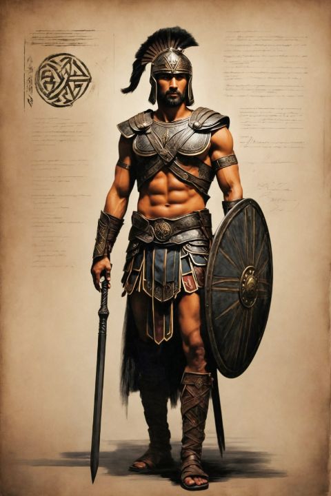 Roman warrior - Creative Digital Art - Digital Art & AI, Ethnic ...