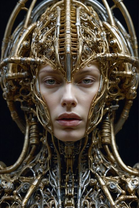 Biomechanical cybermech woman - Creative Digital Art - Digital Art ...