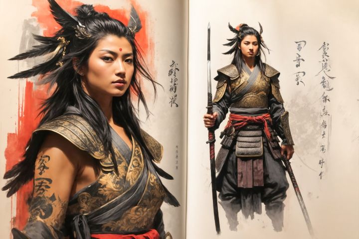 Samurai warrior - Creative Digital Art - Digital Art & AI, Ethnic, Cultural, & Tribal, Asian ...