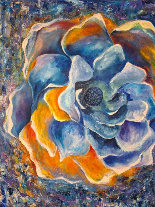 Fire Flowe - Alison Riley - Paintings & Prints, Flowers, Plants ...