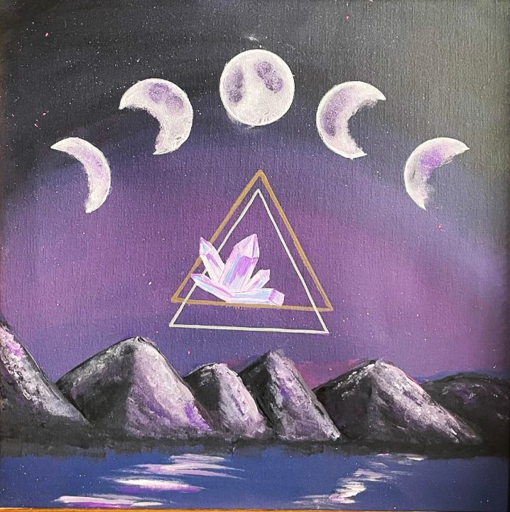 Crystal Moonlight Phases - Georgia Gallucci - Paintings & Prints ...