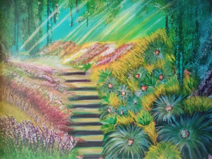 Secret Garden - Anna s Art's Originals (AASO).. - Paintings & Prints ...