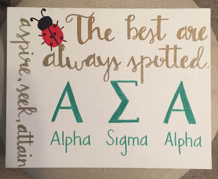 Alpha Sigma Alpha - Colorful Rebecca - Paintings & Prints, Abstract ...