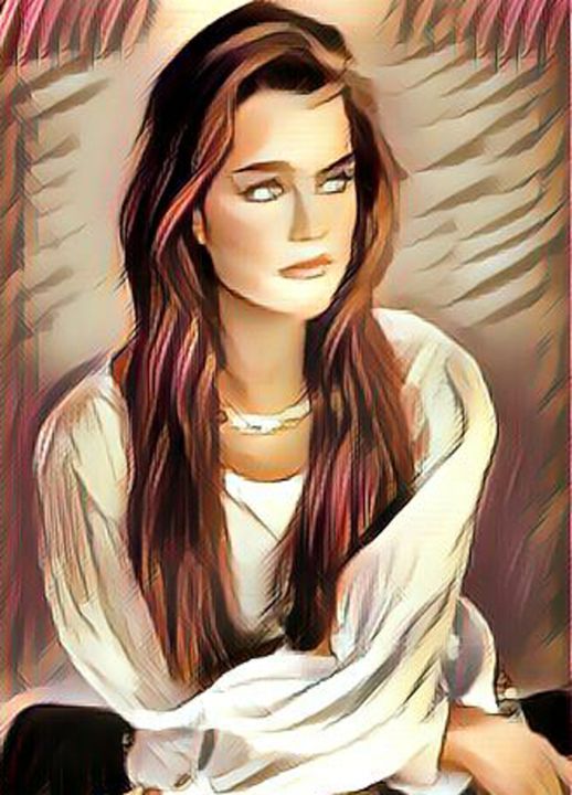 Brooke Shields - Amitabh's Arts - Digital Art & AI, People & Figures ...