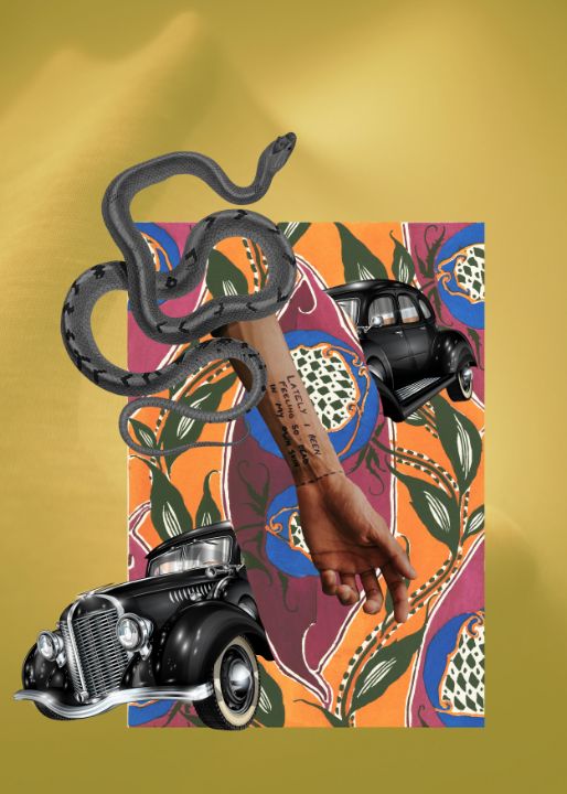 Retrospect - Aura collages - Digital Art & AI, Abstract, Collage - ArtPal