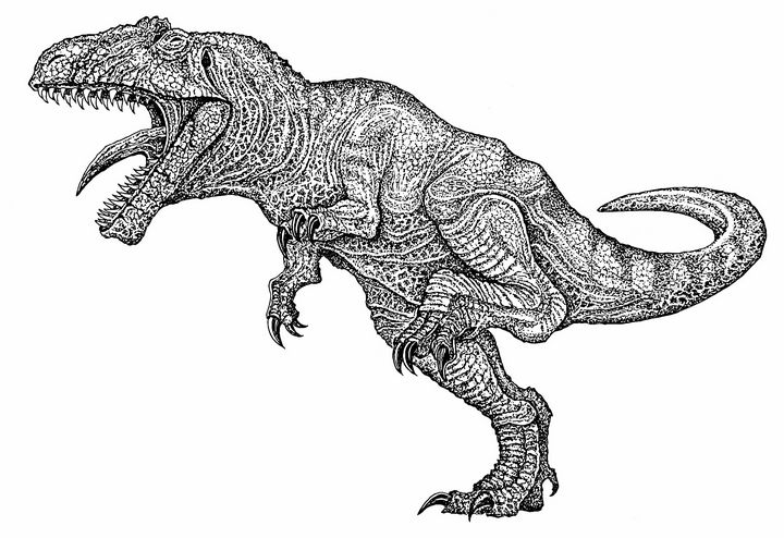 Dino - Inkthings - Drawings & Illustration, Animals, Birds, & Fish ...