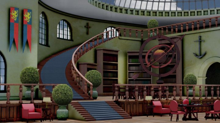 The Library - Mario Merino - Digital Art & AI, Buildings & Architecture ...