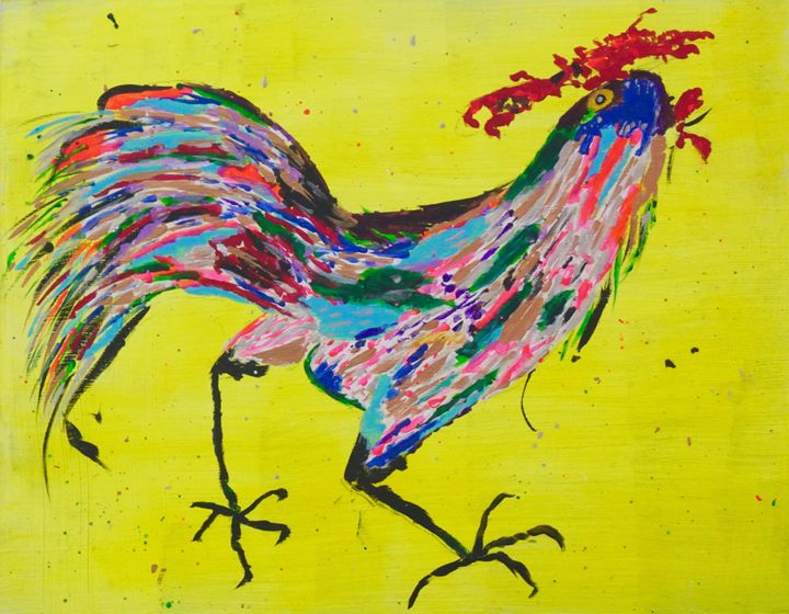 Wild Rooster - Peter Rowe - Paintings & Prints, Animals, Birds, & Fish ...