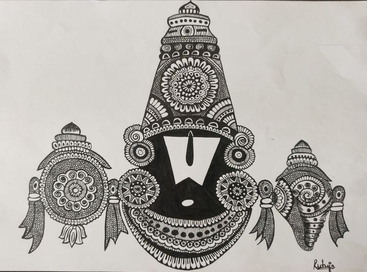Tirumala mandala - Rutuja dambal - Drawings & Illustration, Ethnic ...