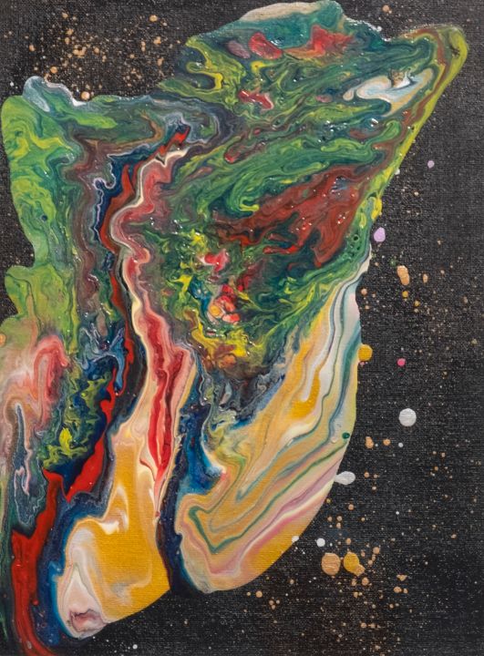 Super hero - Quixotic Art - Paintings & Prints, Abstract, Irregular ...