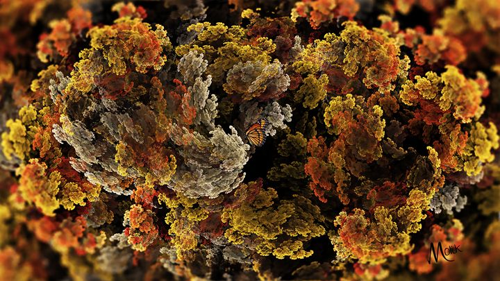 The Butterfly - Molik - Digital Art & AI, Abstract, Fractal - ArtPal