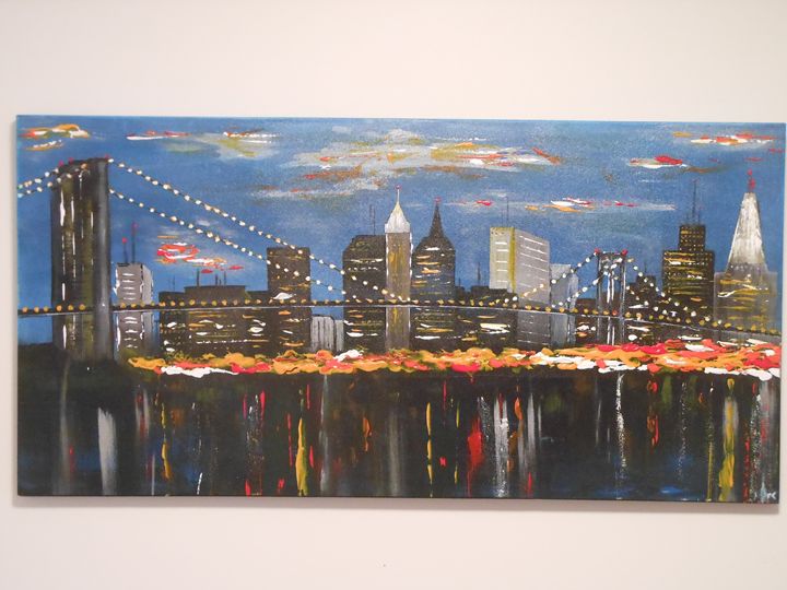 Brooklyn - David Carter - Paintings & Prints, Buildings & Architecture ...