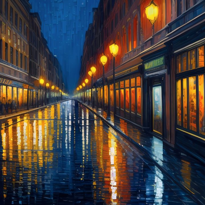 Main Boulevard - Jason Long - Digital Art & AI, Landscapes & Nature ...