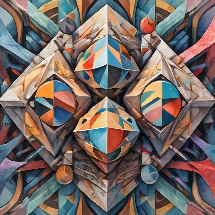 Four corners - Jason Long - Digital Art, Abstract, Color - ArtPal