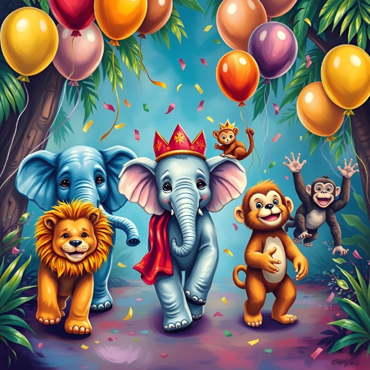 Animal Parade - Amroart - Drawings & Illustration, Animals, Birds ...