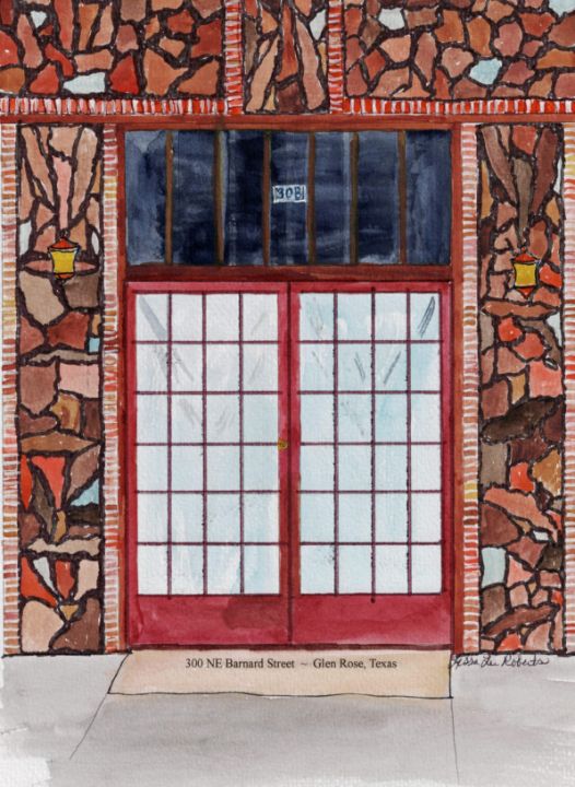 Ford Dealership Glen Rose, TX - Art by Lissa - Paintings & Prints ...