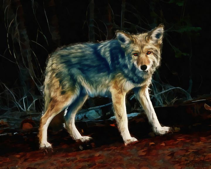 Wolf Spirit - Ray LeBlanc - Digital Art & AI, Animals, Birds, & Fish ...