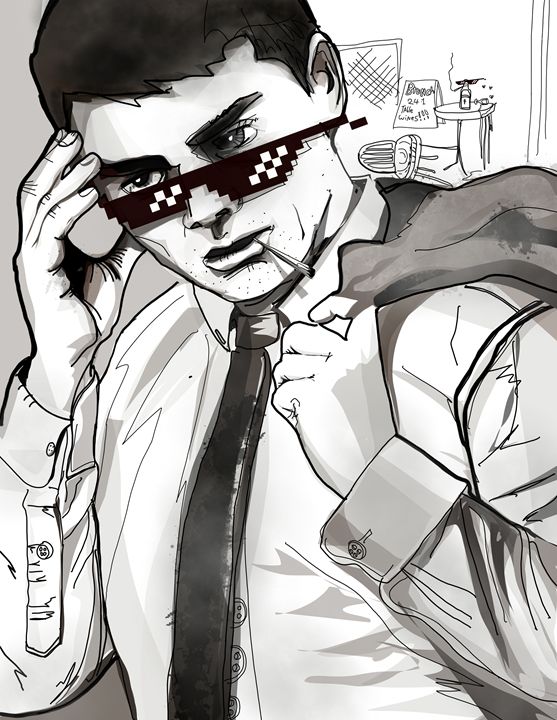 Ben Shapiro Thug Life #50 - Ben Shapiro Thug Life - Digital Art & AI ...