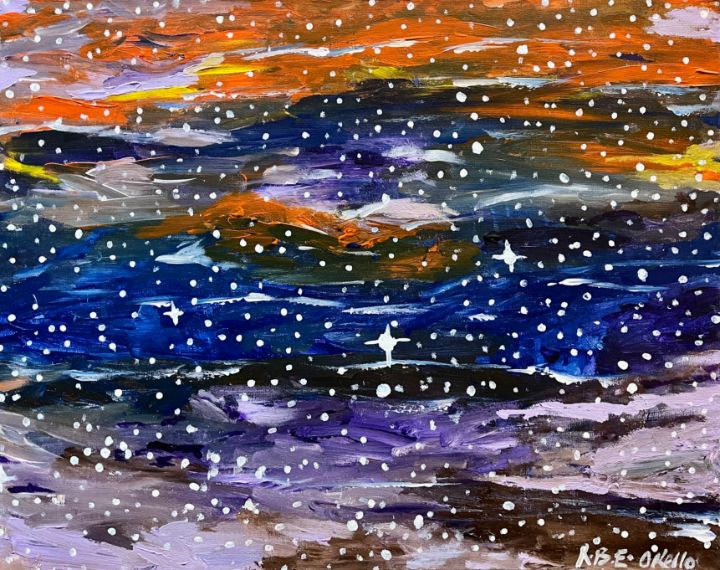Out there in space - Baruch Art & Design Co. - Paintings & Prints, Landscapes & Nature ...