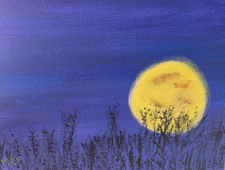 Harvest Moon - Michael Cordier - Paintings & Prints, Landscapes ...
