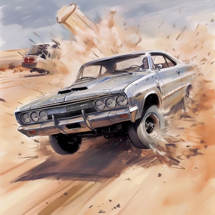 Mopar Dodge Mad Max Universe Unique Visions By William Patching Digital Art And Ai Vehicles