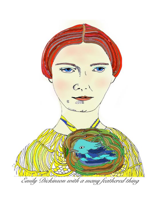 Emily Dickinson - Shoshanah's Art - Drawings & Illustration, People ...