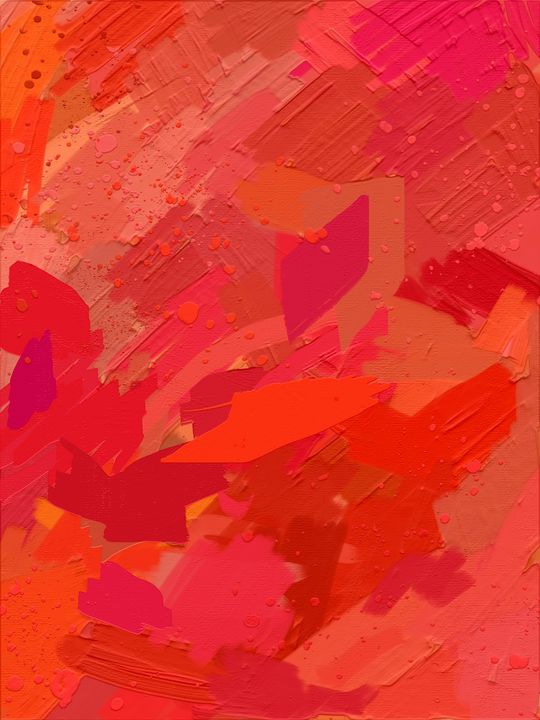 Tempting red - Sarah dreamworks - Paintings & Prints, Abstract, Color ...
