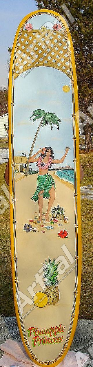 "Pineapple Princess" - Brickyard Studios - Paintings & Prints, Sports ...