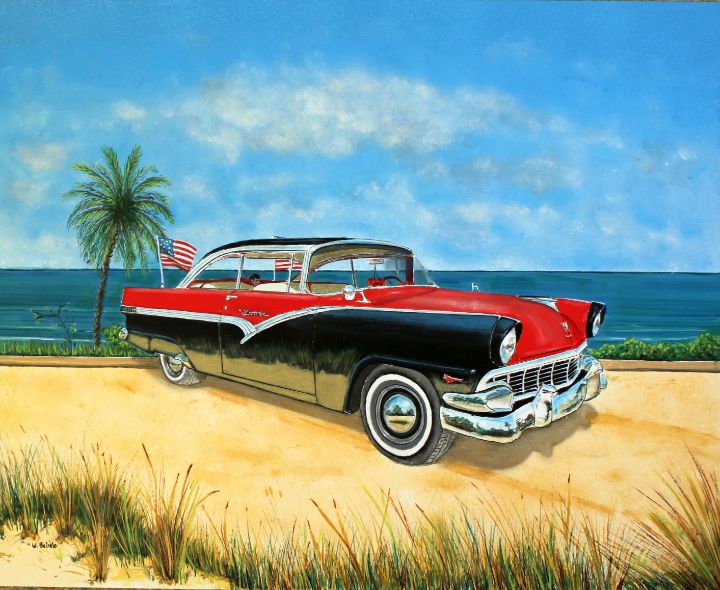 "Ed's Vicky" - Brickyard Studios - Paintings & Prints, Vehicles ...