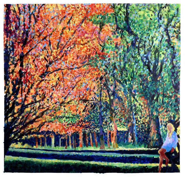 SUN(ny) DAY IN THE PARK - Geoff Greene Gallery - Paintings & Prints ...