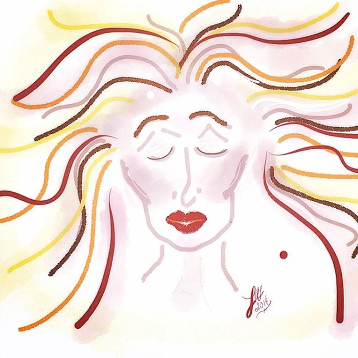 Embracing Inspiration - Paintings & Prints, Drawings & Illustration ...