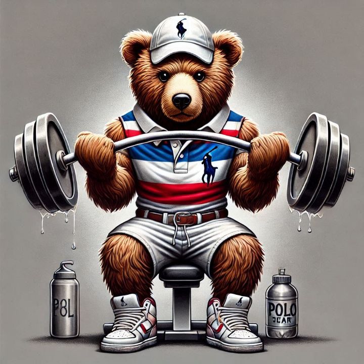 Buff Polo Bear - Retro Vintage - Digital Art & AI, Animals, Birds ...