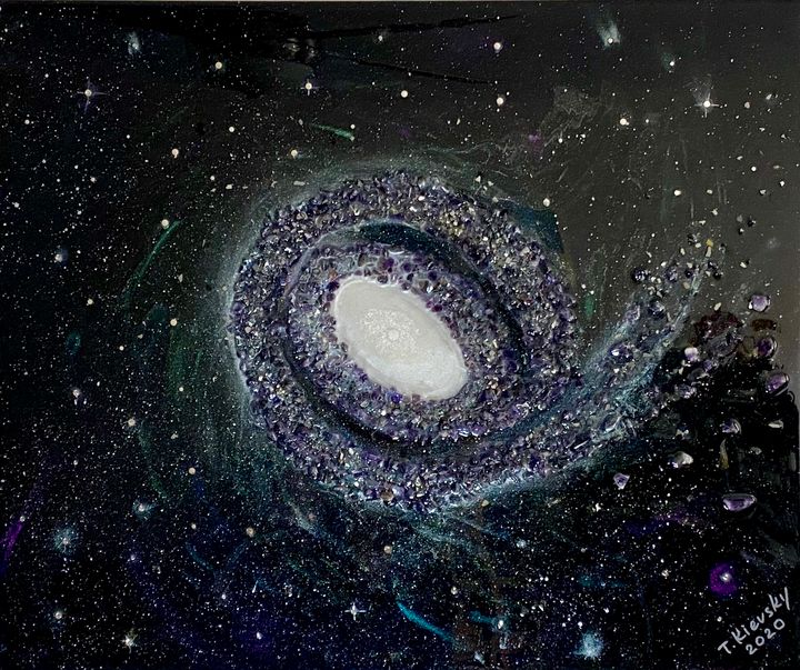 Abstract Galaxy - Tatyana Kievsky - Paintings & Prints, Astronomy ...