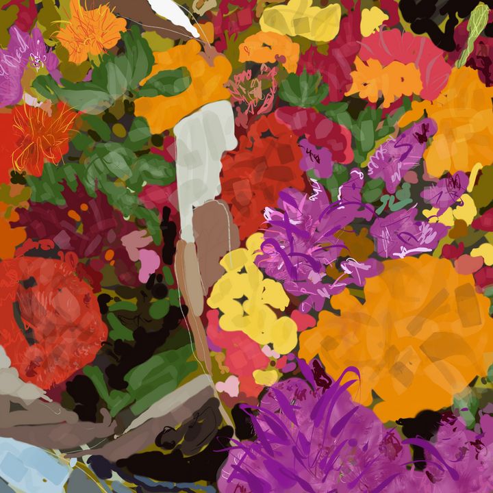 Floral 006 - works by Richard Hart - Paintings & Prints, Flowers ...