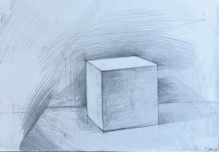working with realism (cube) - Ama - Paintings & Prints, Still Life ...