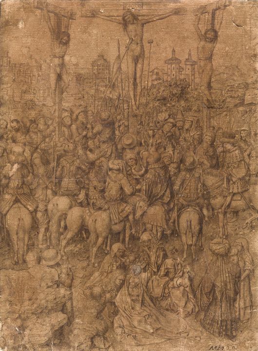 Anonymous~Crucifixion of Christ - Old master image - Paintings & Prints, Ethnic, Cultural ...