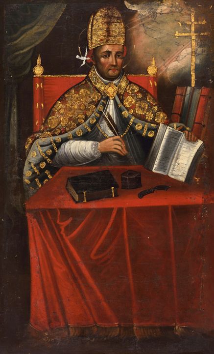 Anonymous~Saint Gregory The Great - Old master image - Paintings ...