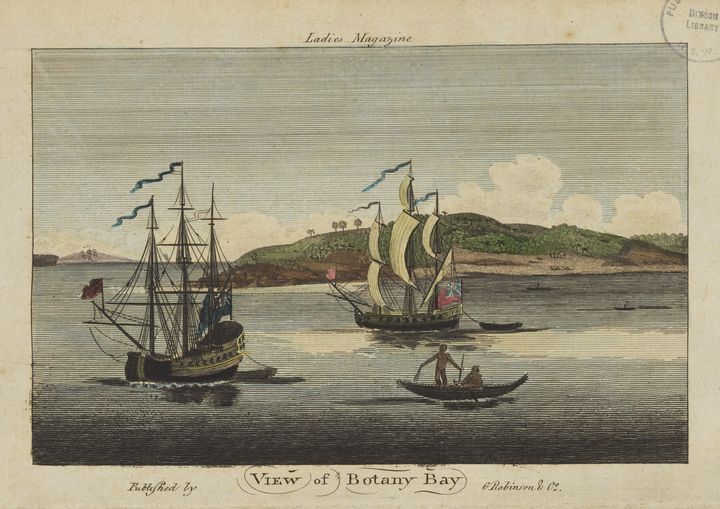 c1773-1848~View of Botany Bay', hand - Old master image - Paintings ...