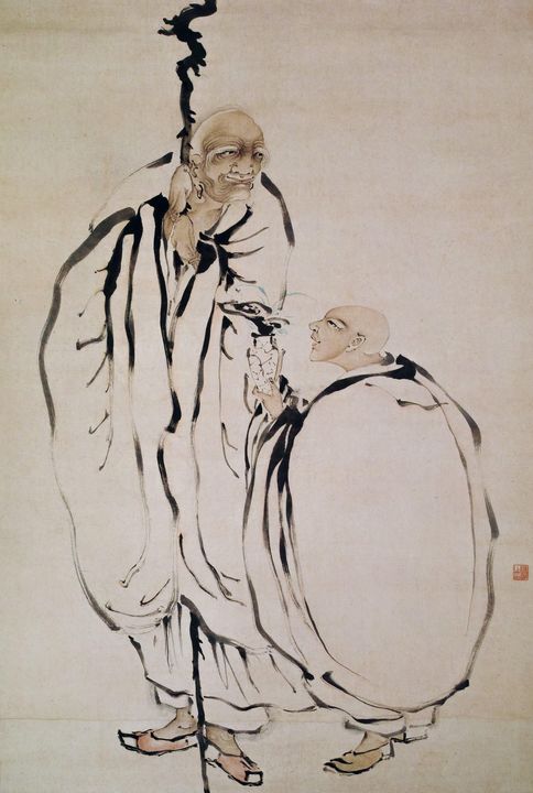 Chenxian (Chinken)~Arhat - Old master image - Paintings & Prints ...