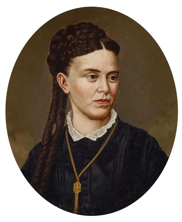 Barton S. Hays~Portrait of Mary A. A - Old master image - Paintings ...