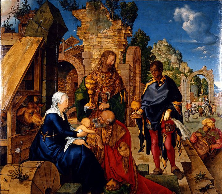 Albrecht Durer~Adoration of the Magi - Old master image - Paintings ...