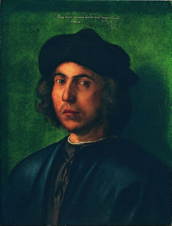 Albrecht Durer~Portrait of a Young M - Old master image - Paintings ...