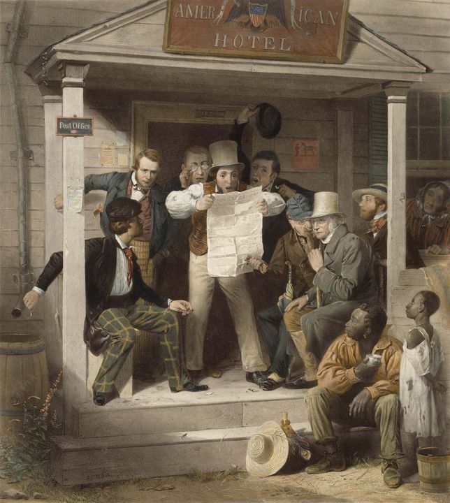 Alfred Jones~Mexican News - Old master image - Paintings & Prints ...
