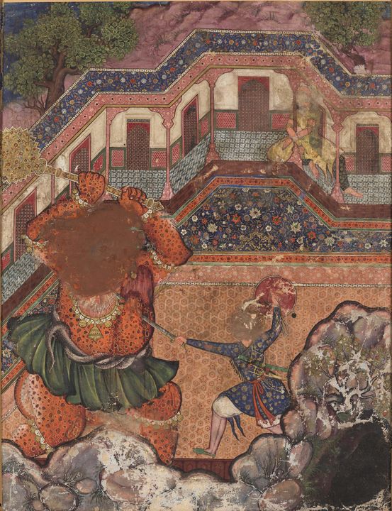 Akbar~Folio from the Hamzanama (Volu - Old master image - Paintings ...