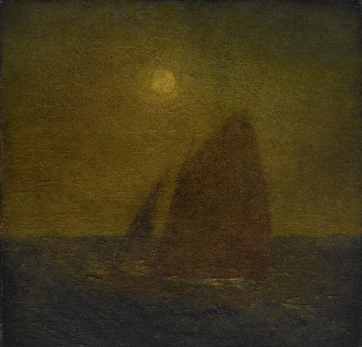 Albert Pinkham Ryder~Misty Moonlight - Old master image - Paintings ...