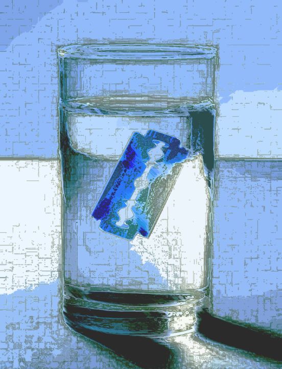 Sharp Water - Rose Marinelli - Drawings & Illustration, Food & Beverage ...