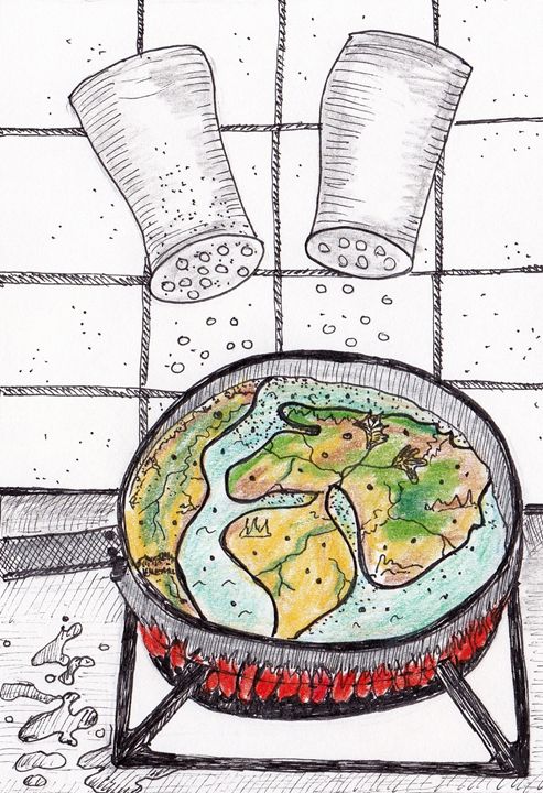 Cooking Earth - Mimbla - Drawings & Illustration, Abstract, Other ...